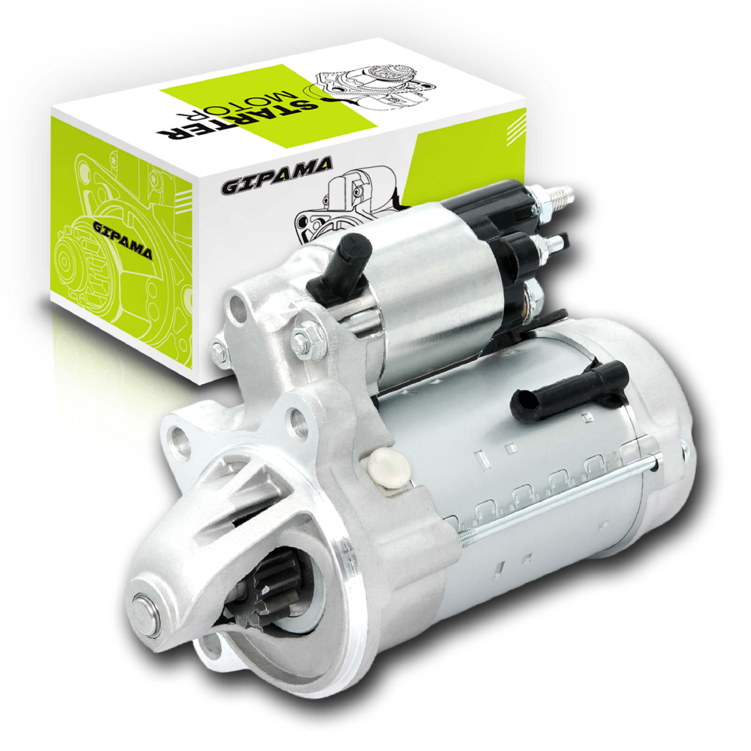 GIPAMA 19247 Starter for V8 V10 Ford F150/F250/F350/F450/F550/F59/F53 ...